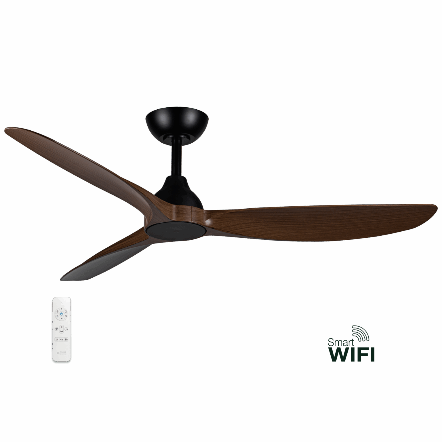 Spartan 52" (1320mm) DC Smart Ceiling Fan with Remote Control | Ceiling ...